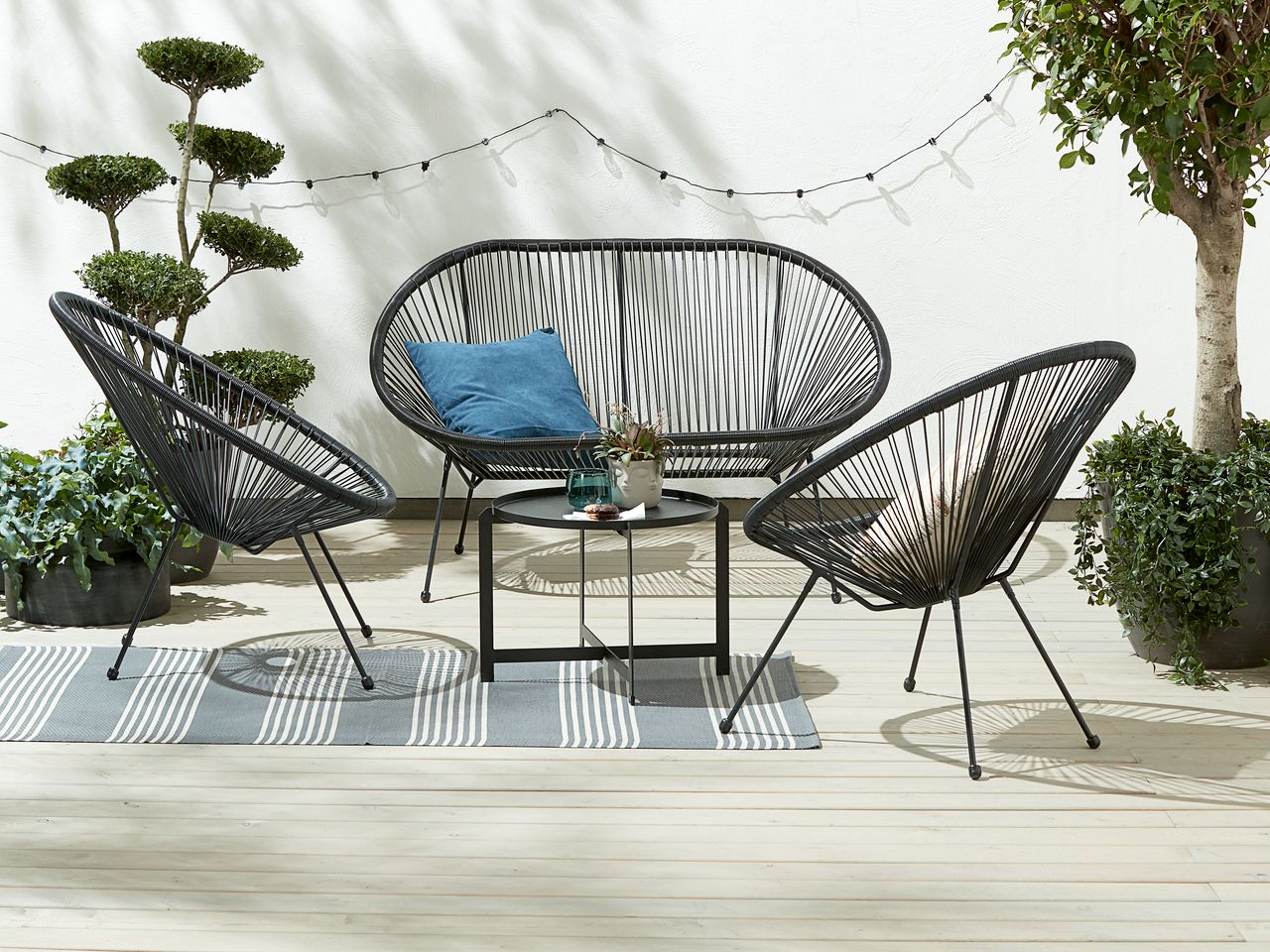 Lounge stolica UBBERUP crna | Jysk