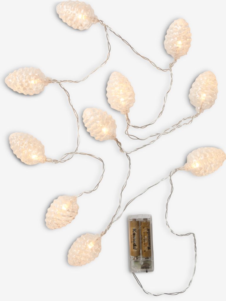 LED lampice OPALIT sa 10 LED šišarki i tajmerom | JYSK