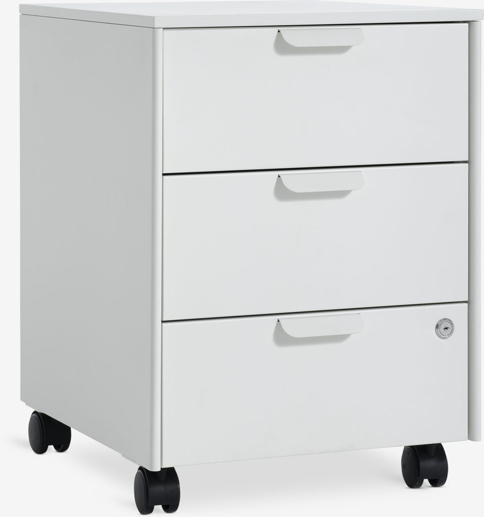 Komoda KLINTHOLM 3 fioke bijela | JYSK